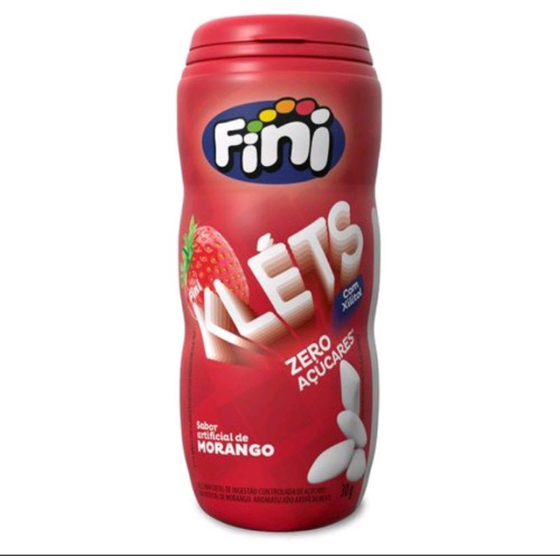 Fini Klets Morango 30g - Chiclete Fini Chicle Kléts Fini Goma de Mascar ... Fini Klets Morango 30g - Chiclete Fini Chicle Kléts Fini Goma de Mascar ...
