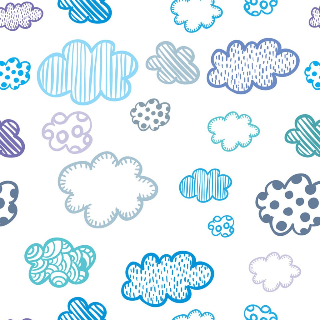 PAPEL DE PAREDE NUVENS IKJH | Shopee Brasil