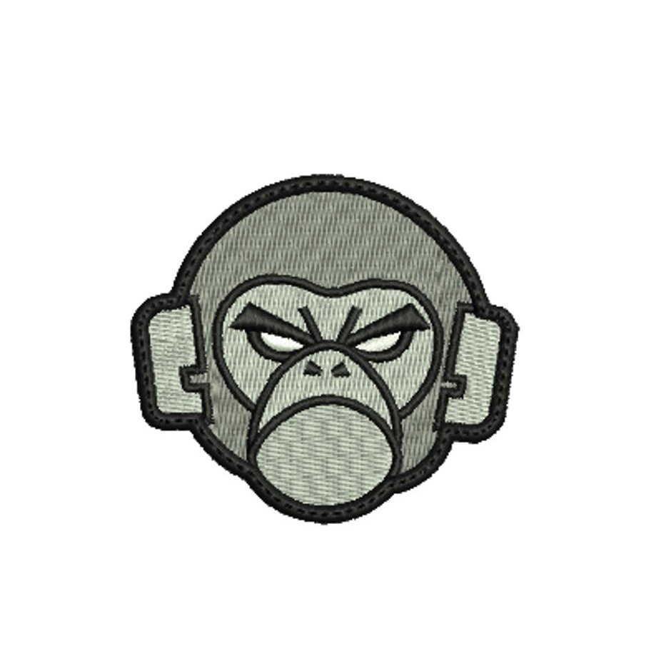 Patch Bordado Macaco - Monkey Combat com ou sem carrapicho e também termocolante | Shopee Brasil