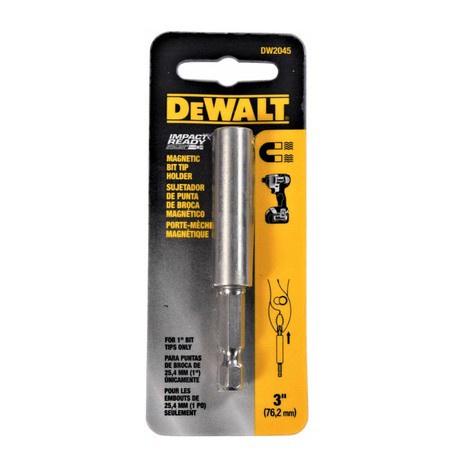 Porta Bits Extensão Magnética 7,5cm Dewalt DW2045 | Shopee Brasil