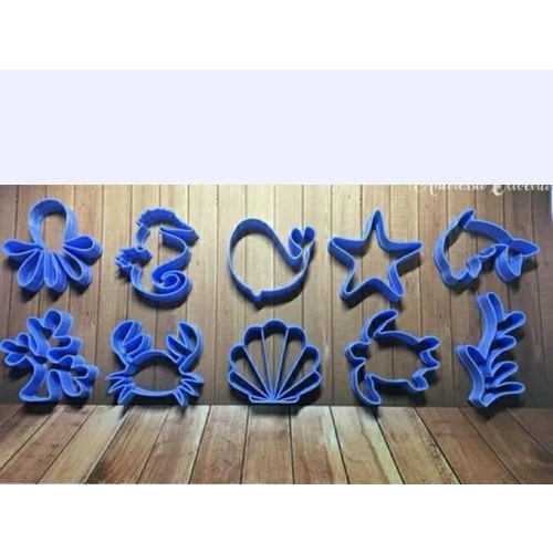 Kit Cortadores Fundo do Mar 5 cm | Shopee Brasil