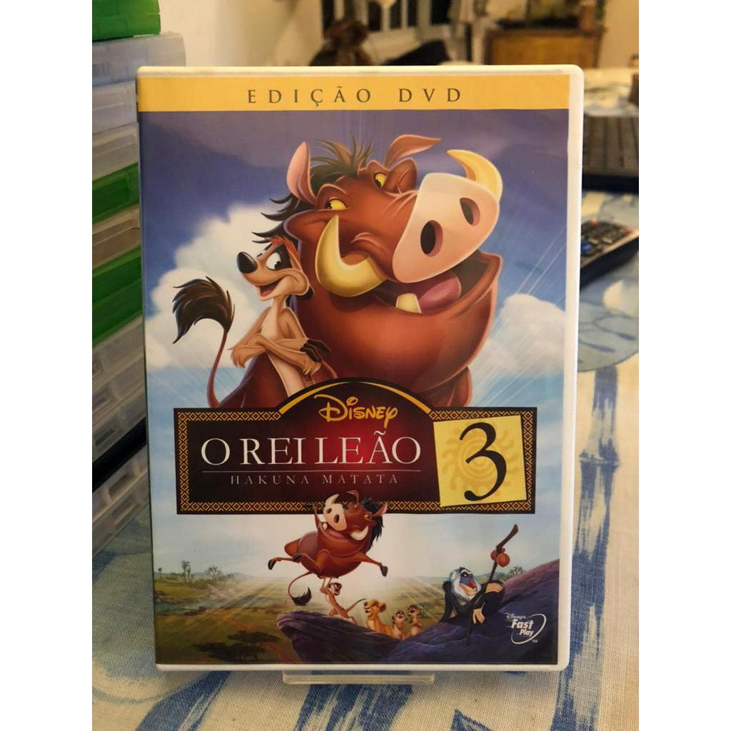 Dvd O Rei Leão 3 Hakuna Matata | Shopee Brasil