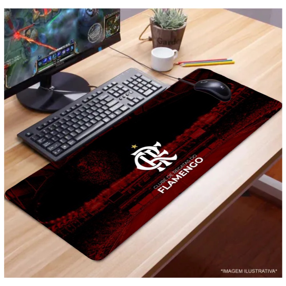 Mouse Pad Gamer flamengo Personalizado 65x32 | Shopee Brasil