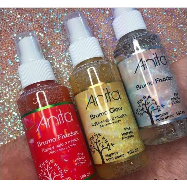 Bruma Fixadora Anita - 100% Vegano Com Amor 100ml | Shopee Brasil