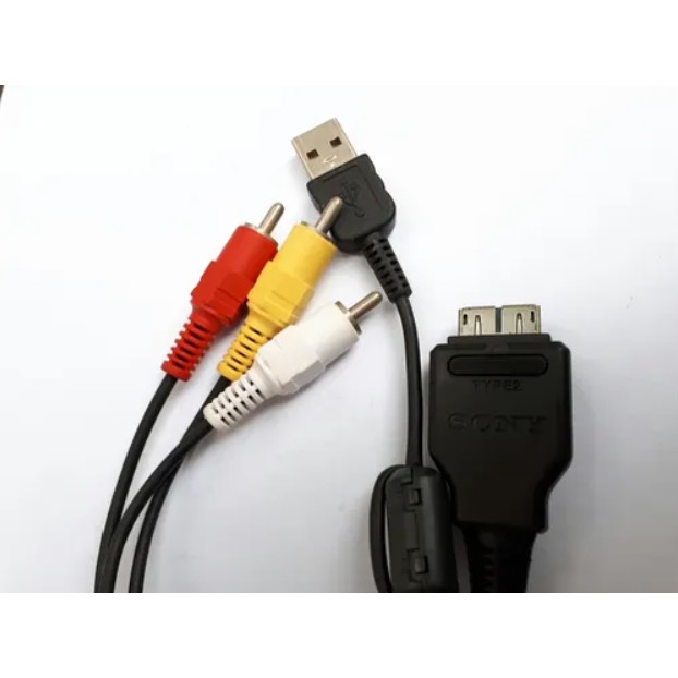Cabo Sony Type 2 De Dados Para Câmeras Sony Original RCA Mod 2 | Shopee ...