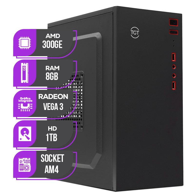 PC CPU Mancer, AMD Athlon 300GE, 8GB DE MEMÓRIA RAM DDR4, HD 1TB ...