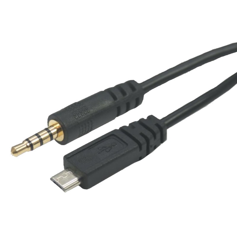 Cabo P2 4c Para Micro Usb 20 Cm | Shopee Brasil