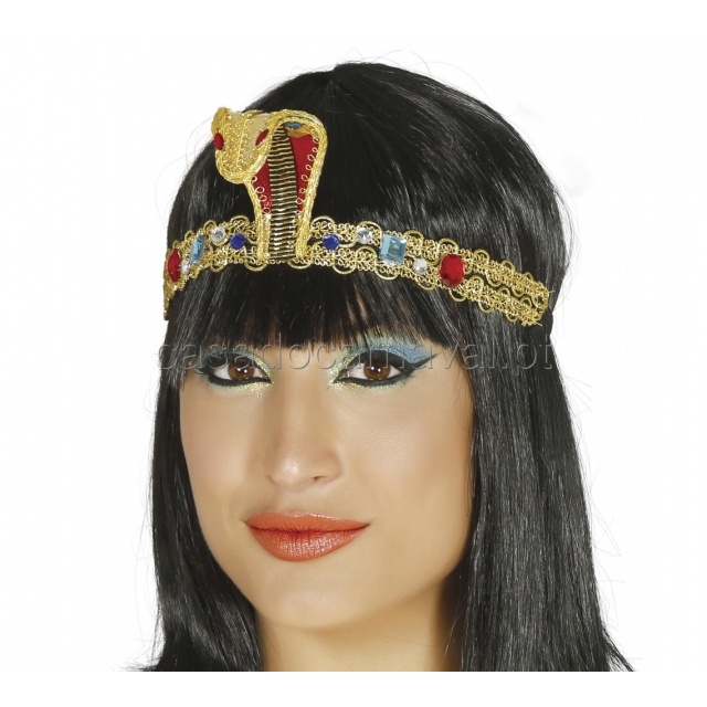 Tiara Cleópatra Acessório Para Fantasia Egípcia | Shopee Brasil