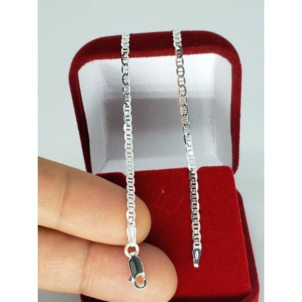 pulseira piastrine tampa de latinha 19cm na prata 925 legítima | Shopee Brasil