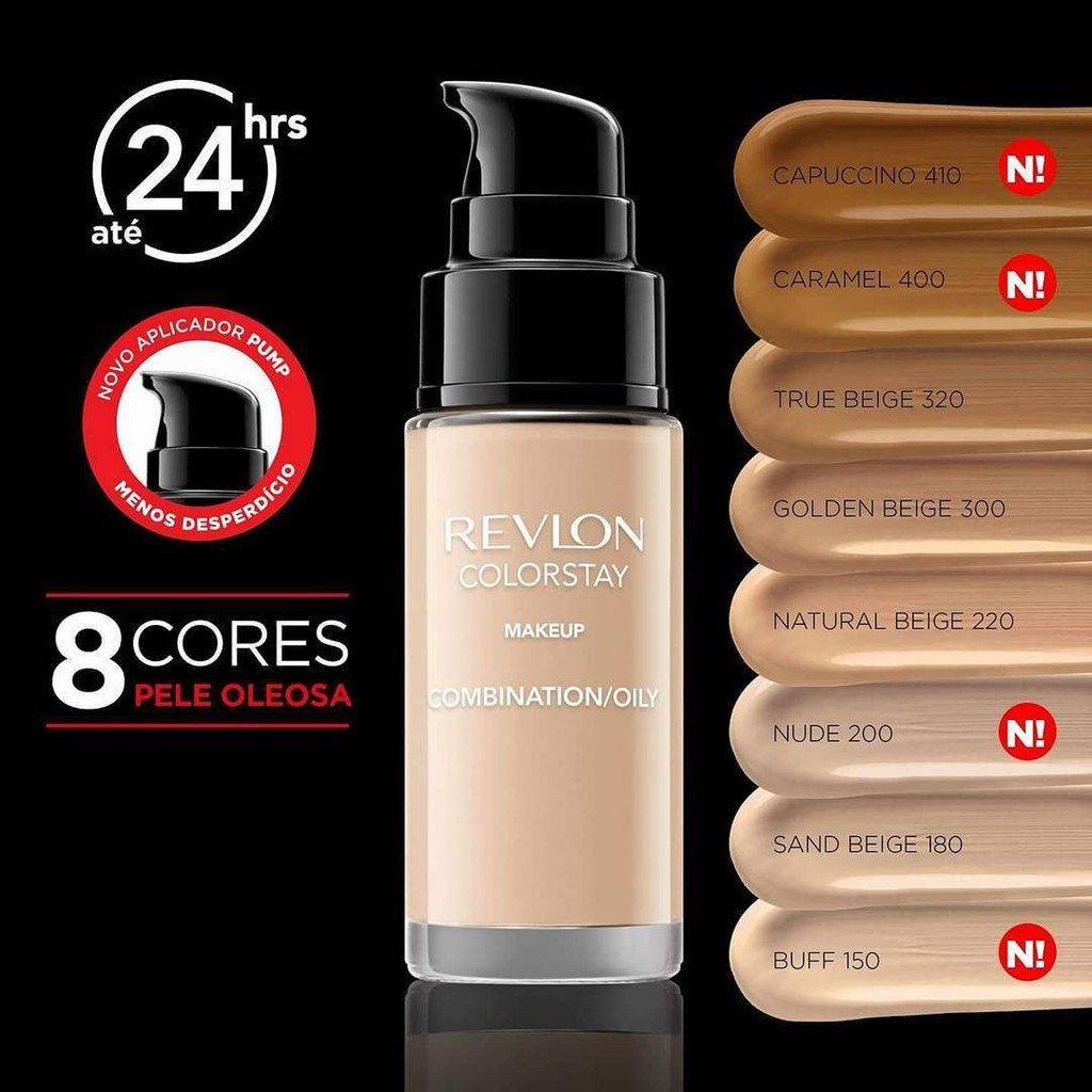 BASE REVLON COLORSTAY 24H 30ml | Shopee Brasil