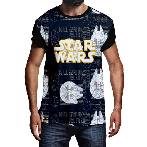 Camiseta Star Wars Luxo | Shopee Brasil