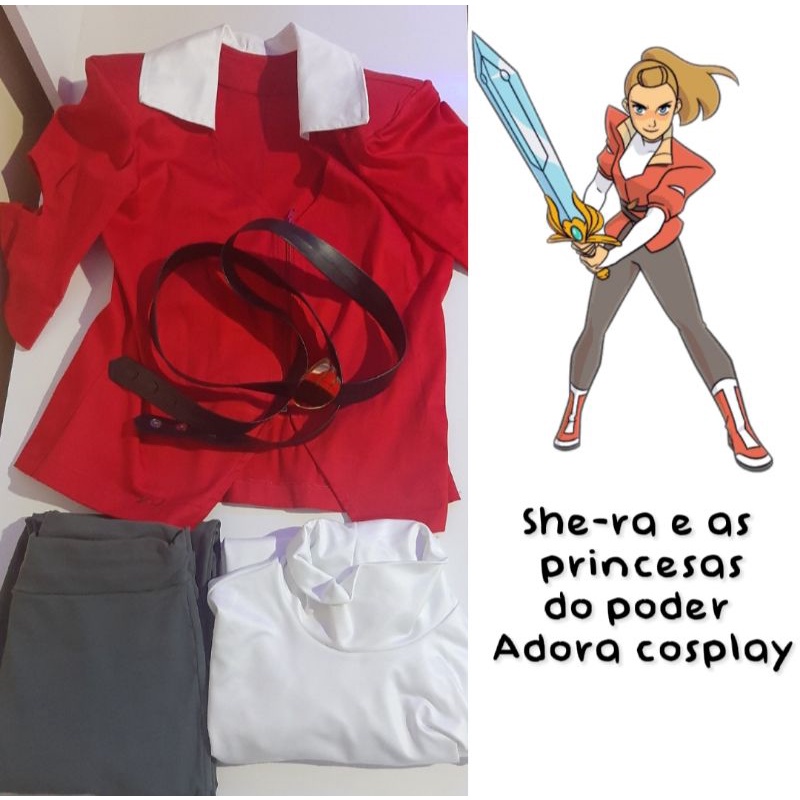 COSPLAY ADORA SHE-RA E AS PRINCESAS DO PODER | Shopee Brasil