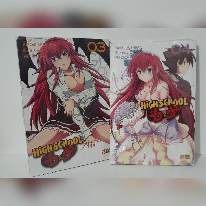 High School DxD - vol. 3 e 4 lacrados. | Shopee Brasil