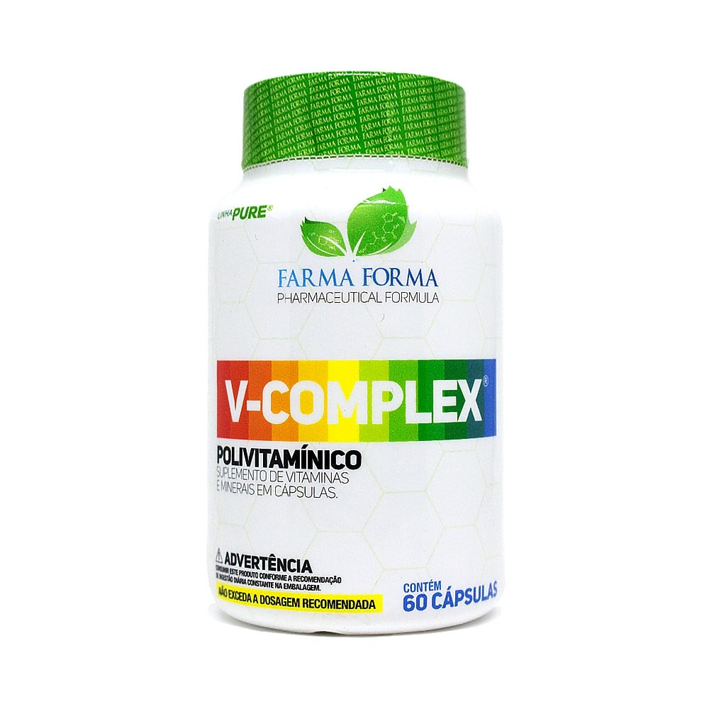 V-Complex® - Complexo Vitamínico de A a Z | 60 cápsulas | Shopee Brasil