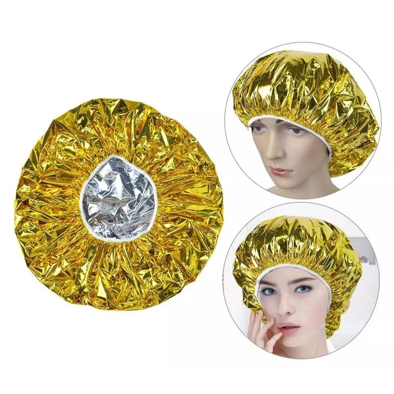 Touca Térmica Metalizada Para Hidratação Capilar | Shopee Brasil