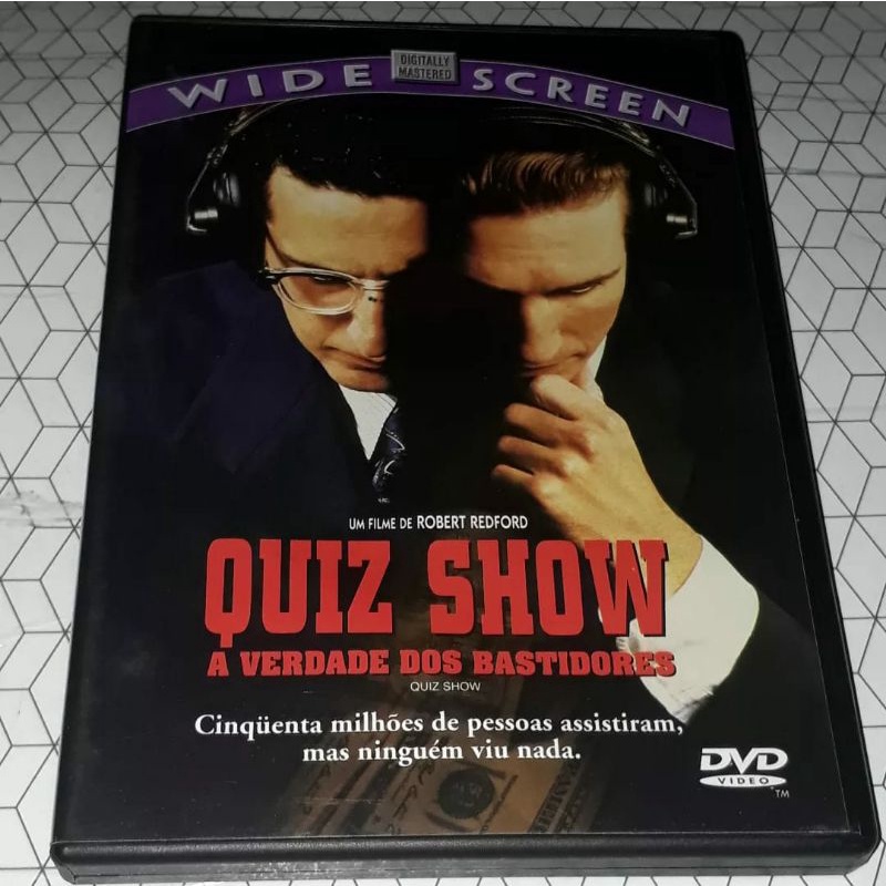 Dvd original Quiz show - A verdade dos bastidores | Shopee Brasil