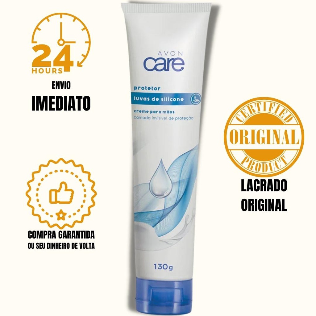 Luvas De Silicone Creme Protetor Para Mãos Avon Care 120g Shopee Brasil