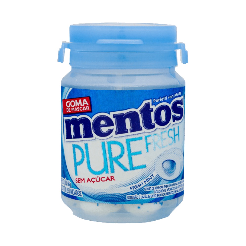 Mentos Pure Fresh - Fresh Mint 56g | Shopee Brasil