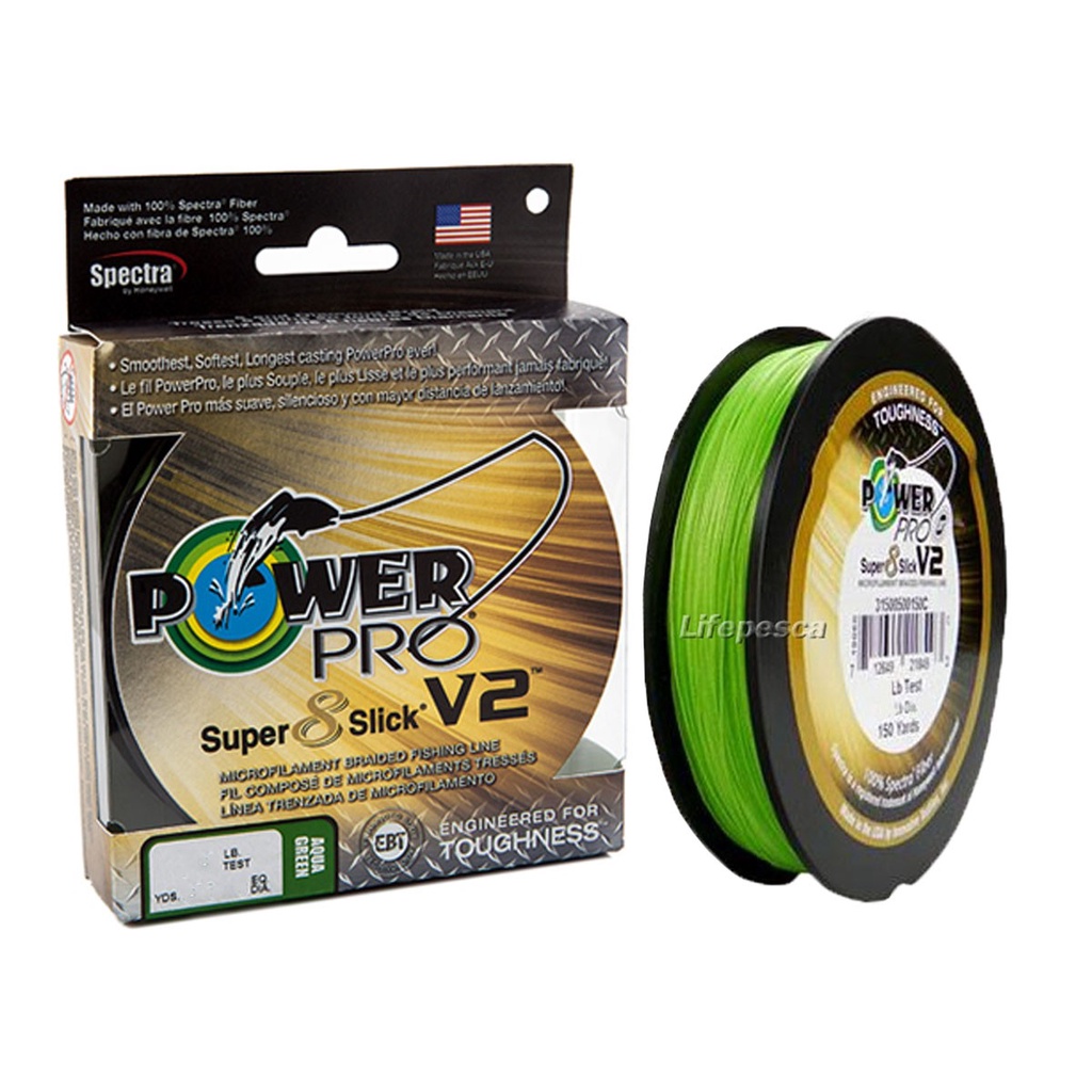Linha Multifilamento Shimano Power Pro Super 8 Slick V2 0,19mm 15lbs ...