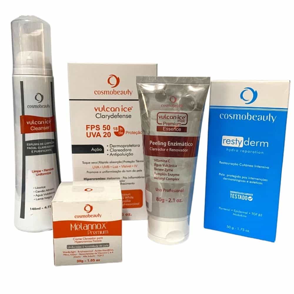 Kit Com 5 Unidades De Clareadores De Pele Cosmobeauty | Shopee Brasil