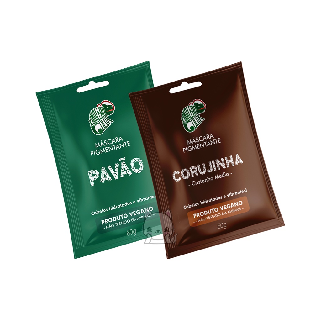 Kit 2 Tonalizante Kamaleão Color Mini 60g - Pavão + Corujinha | Shopee ...