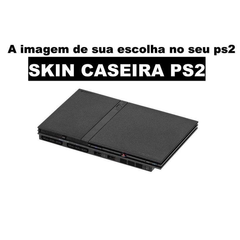 Skin ps2 personalizada escolha a sua imagem | Shopee Brasil