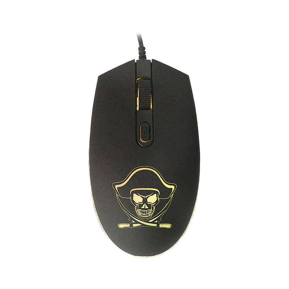 Mouse Gamer K-Mex Pirata Led 1200DPI M3400 Optico | Shopee Brasil