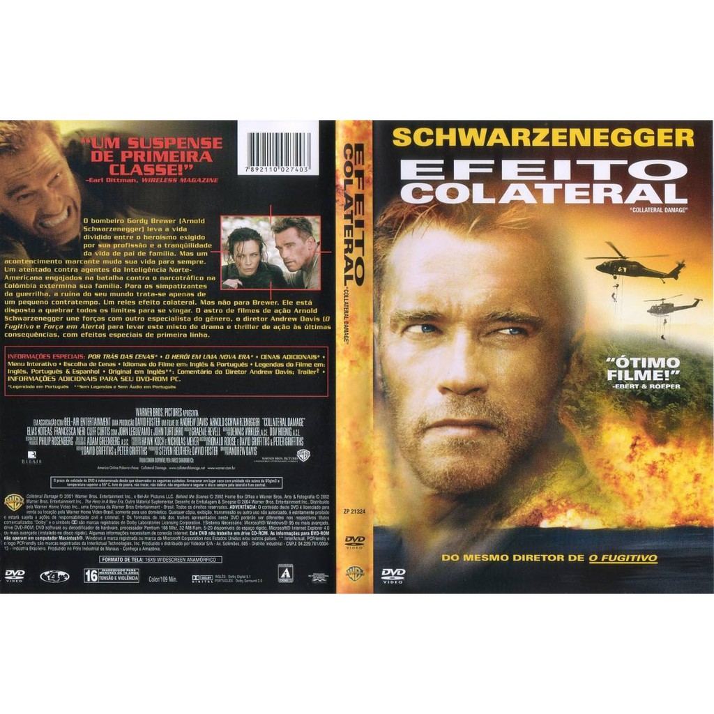 Dvd Efeito Colateral, Schwarzenegger, Ação | Shopee Brasil