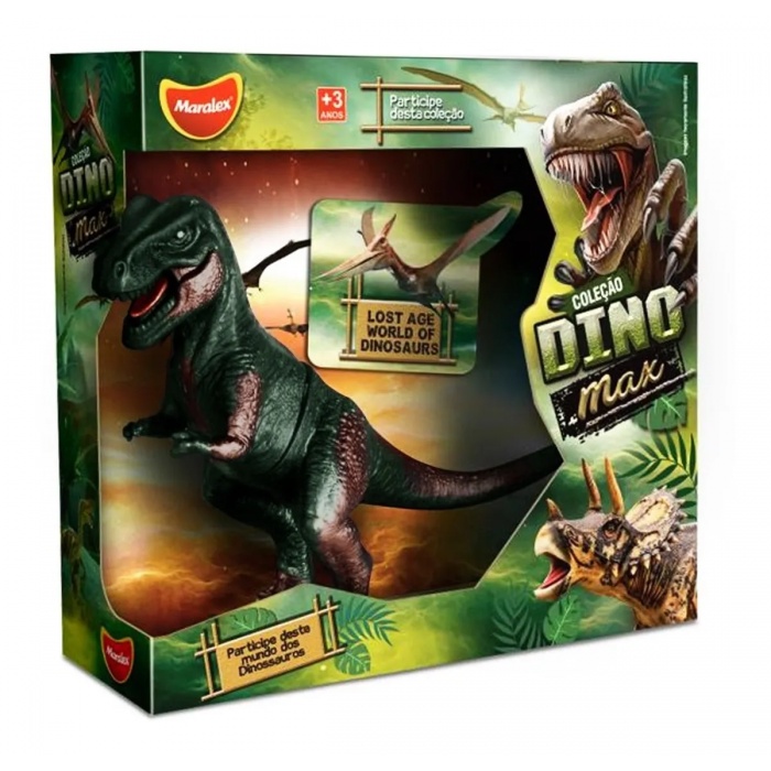 Dino Max T-Rex Marelex Aventura Figura Divertida Dinossauro | Shopee Brasil