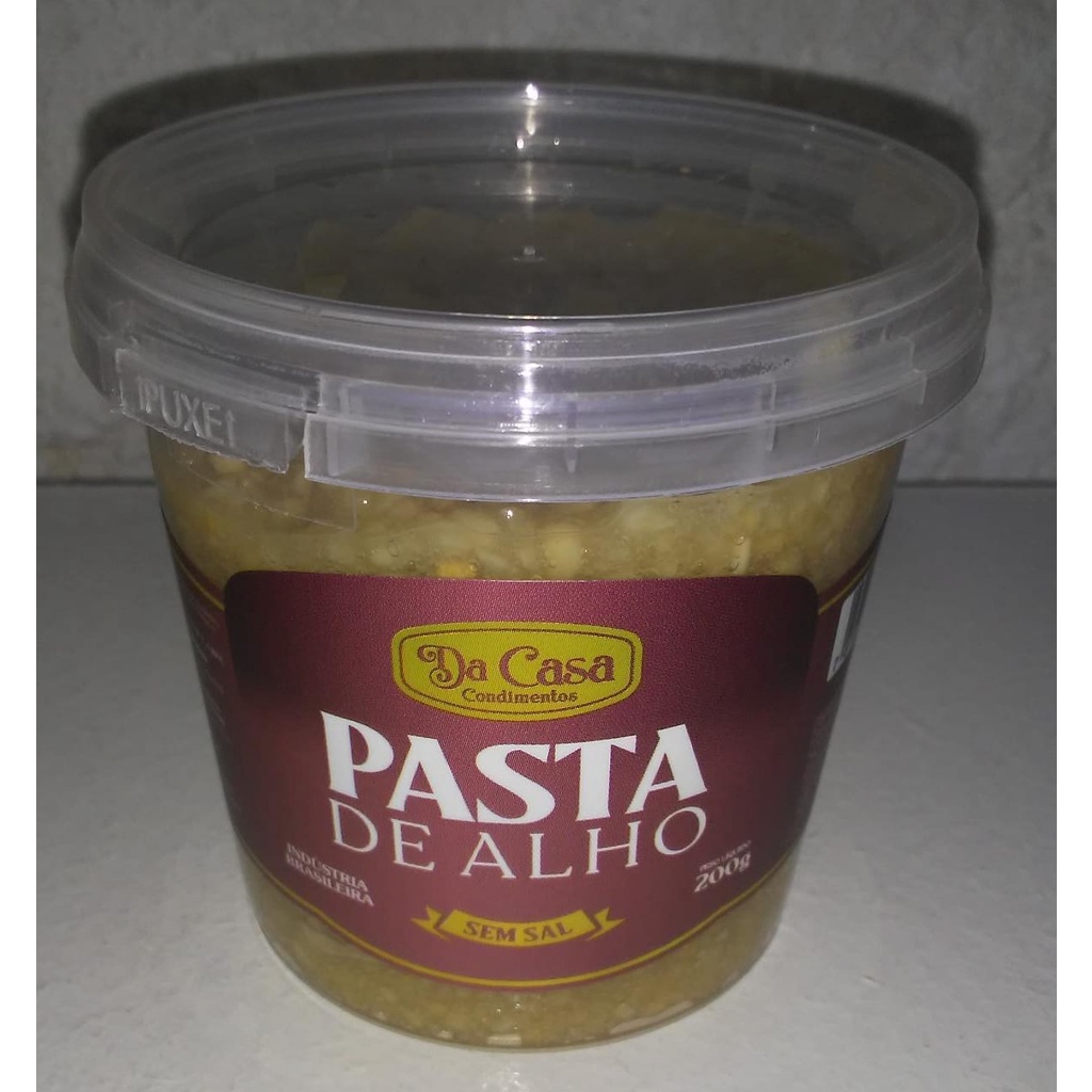 Alho em Pasta sem sal Da Casa 200g | Shopee Brasil