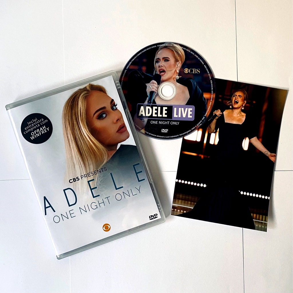 DVD Adele One Night Only 2021 Adele at Griffith Observatory, Los Angeles | Shopee Brasil