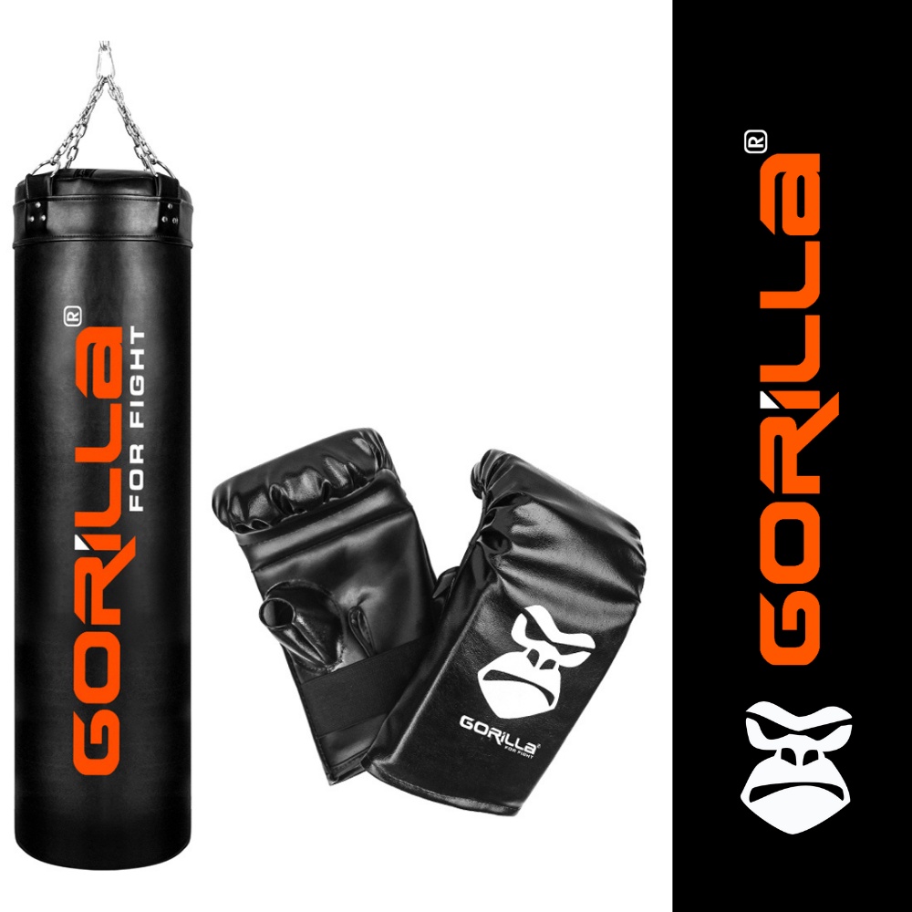 Treino Gorilla Profissional Kit Luta Saco De Pancada Profissional 180 ...