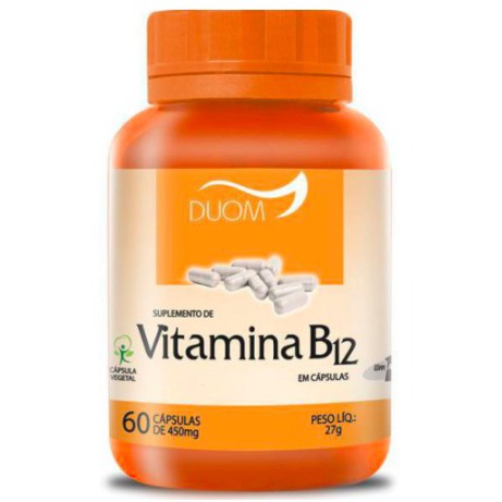 Vitamina B12 Cobalamina 1 Cápsula Ao Dia Duom Com 60 Cápsulas | Shopee ...