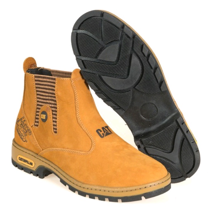 Bota Butina Castor e Marrom Couro Caterpillar | Shopee Brasil