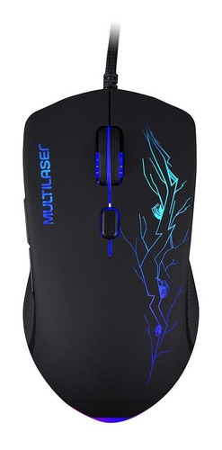 Mouse Gamer Com Fio Usb Mo276 Led 7 Cores 3200dpi Multilaser | Shopee Brasil