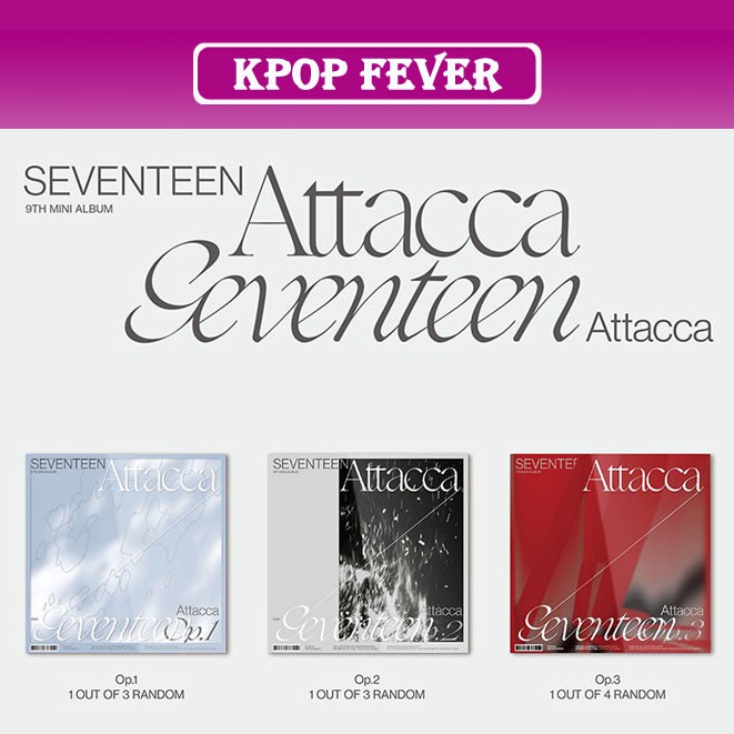 Seventeen Attacca 9th Mini Alubm Cd Photobook Photocard Sealed