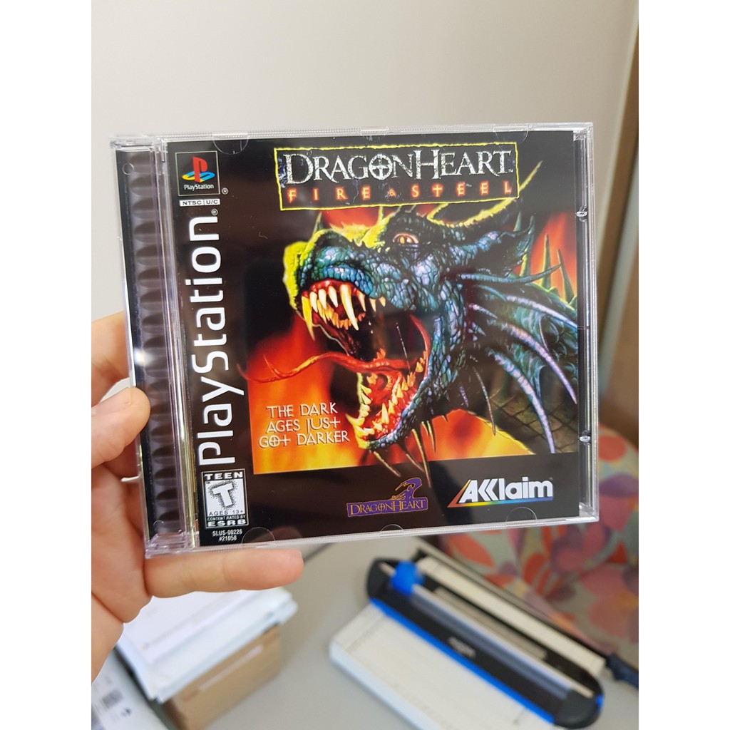 PS1 - Dragonheart Fire & Steel Dragon Heart - Leia a descrição | Shopee ...