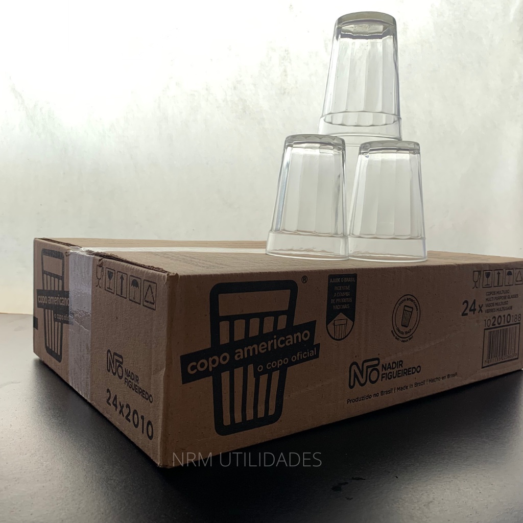 COPO AMERICANO 200 ML 24 UNIDADES | Shopee Brasil
