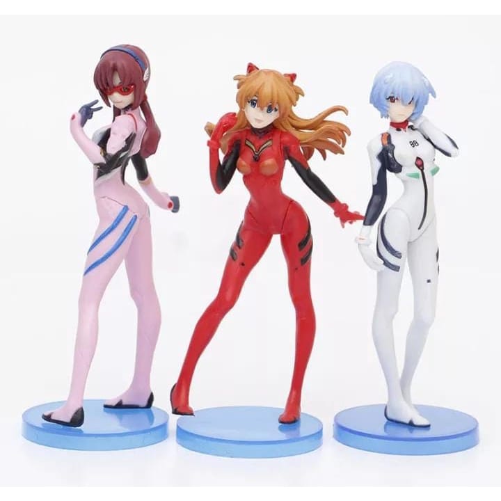 Action figures anime Neon Genesis Evangelion - Asuka Ayanami Mari ...