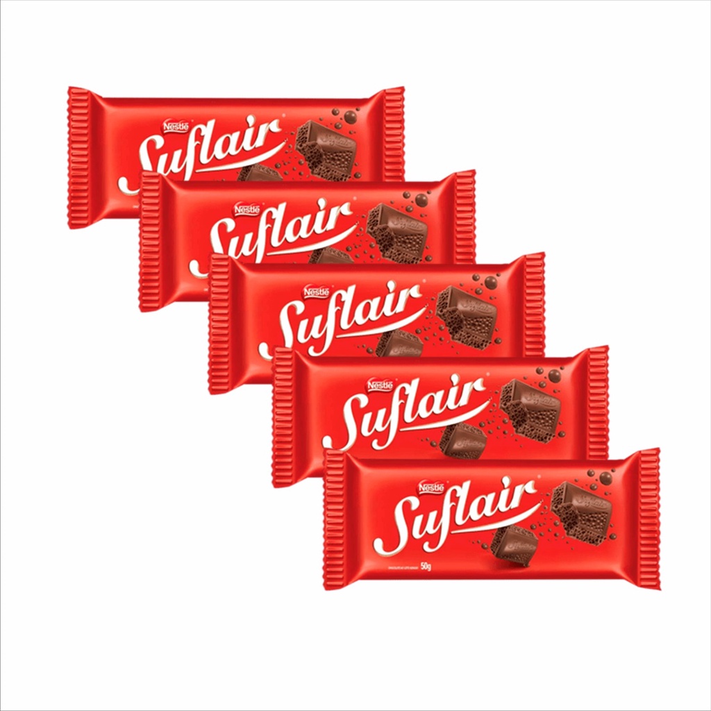 Kit Chocolate Suflair 50g Com 5un - Nestle | Shopee Brasil
