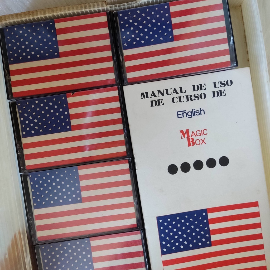 Curso Vintage de Inglês Magic Box - Fita Cassete - Manual - Apostilas ...