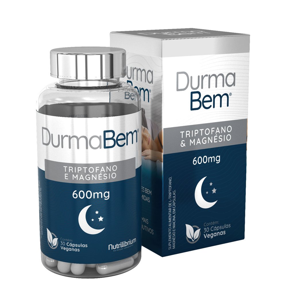 Durma Bem - Triptofano E Magnésio 600mg - Nutrillibrium C/ Nf | Shopee Brasil