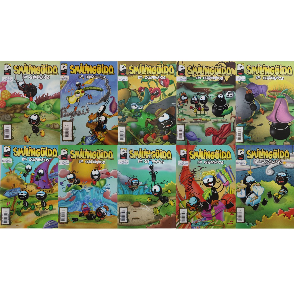 Kit Smilinguido E Sua Turma: Em Quadrinhos - 30 Volumes | Shopee Brasil
