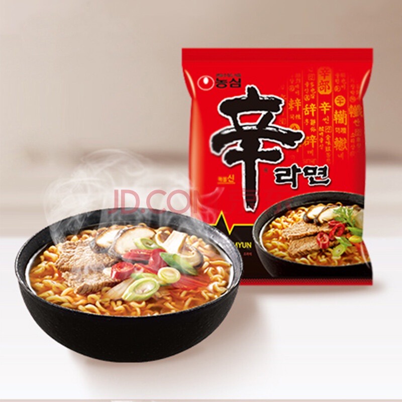 Nongshim SHIN Miojo Instantâneo Apimentado Coreano 120g - Pacote ...