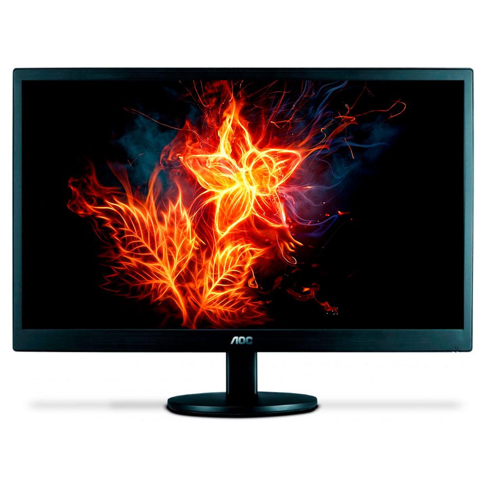 Monitor AOC 18.5 Polegadas LED HD Widescreen 60Hz VGA e HDMI E970SWHNL ...