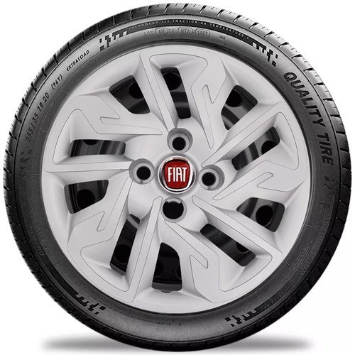 Calota Argo Mobi Palio Uno Siena Idea Fiorino Aro 14 292 Vm | Shopee Brasil