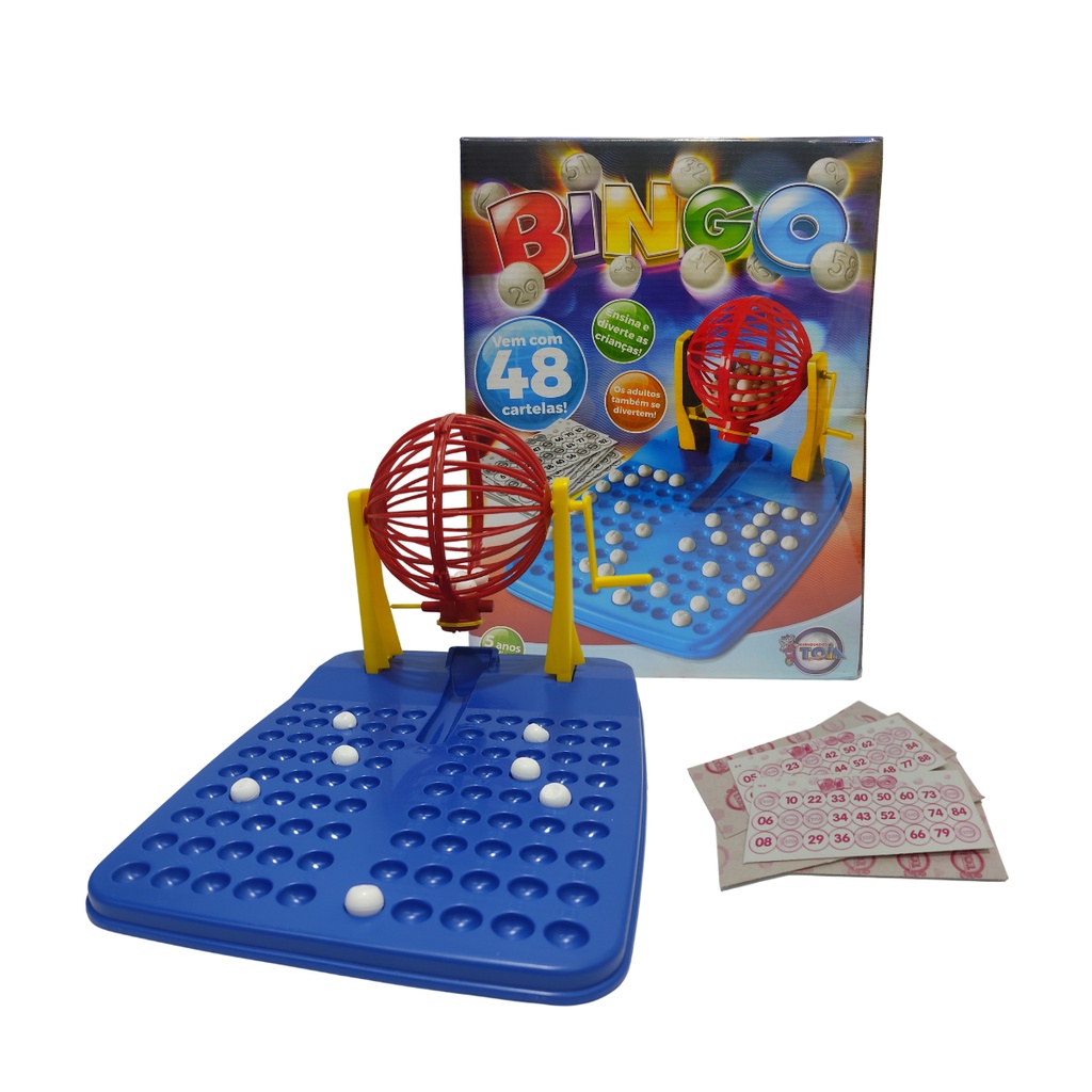 Bingo Jogo De Mesa 48 Cartelas Toia Brinquedos | Shopee Brasil
