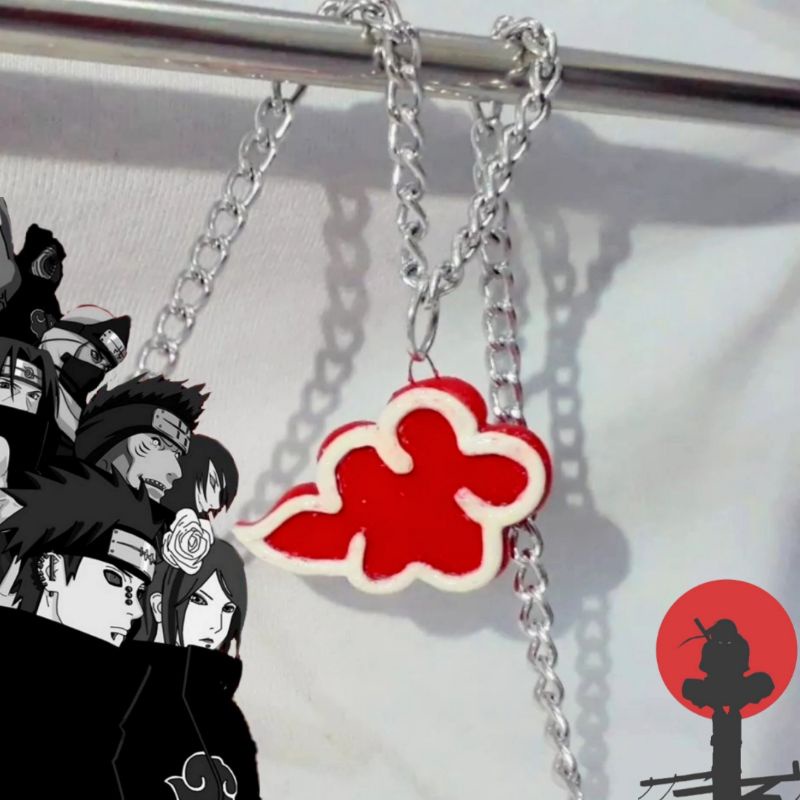 colar akatsuki/ colar naruto/ anime | Shopee Brasil