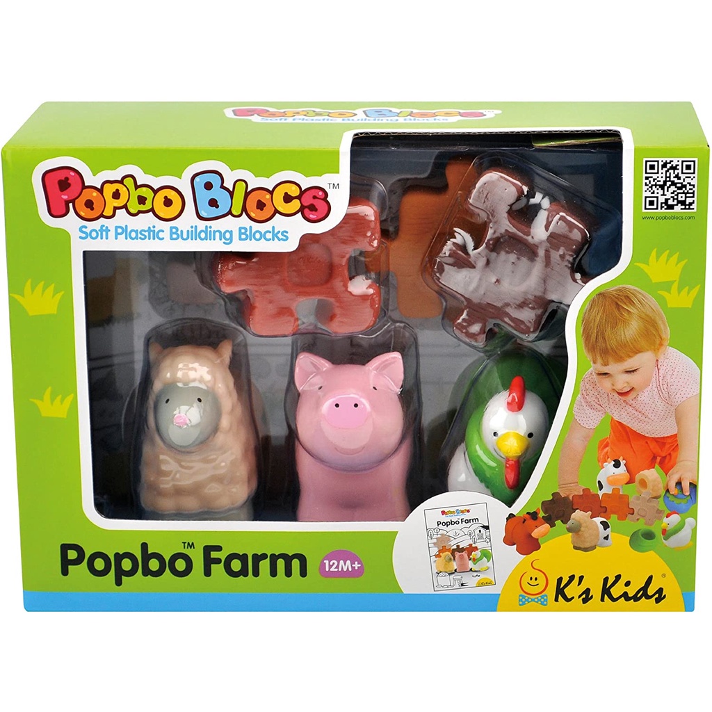 POPBO FAZENDINHA PORCO OVELHA E GALINHA KS KIDS | Shopee Brasil