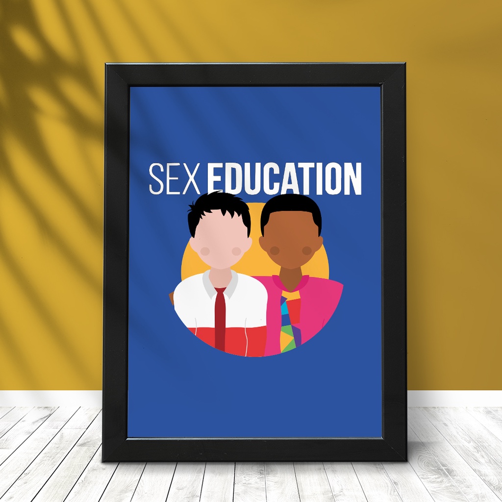 Quadro Com Moldura A4a5 Sex Education Netflix Ilustração Shopee Brasil 
